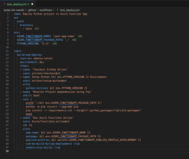 【Azure Functions】GitHub Actionsを使ってデプロイを自動化してみた | iret.media