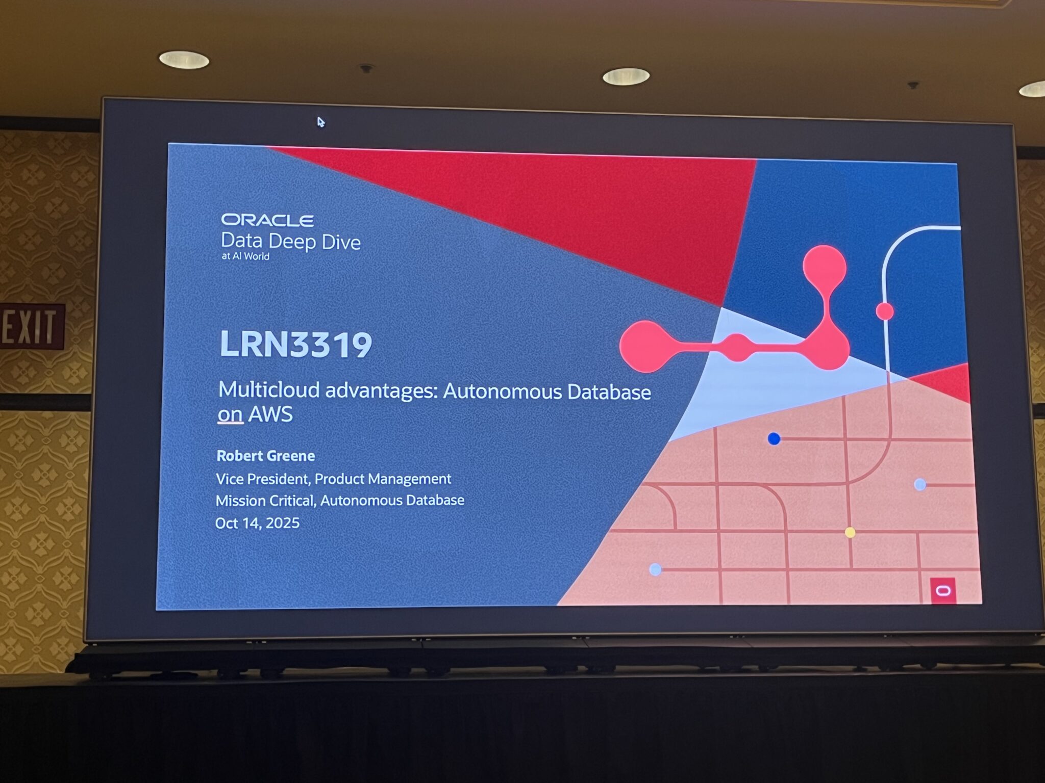 【Oracle AI World 2025】マルチクラウド時代の究極解！AWS上で展開するAutonomous Databaseの特徴・優位性 ...